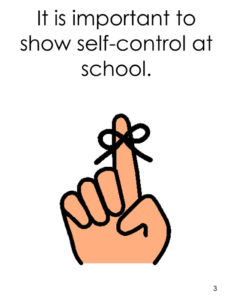 I Can Show Self-Control At School - A Book by Heather Androsoff