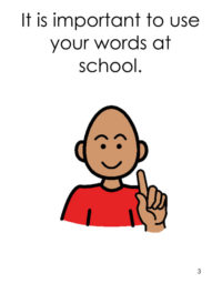 I Can Use My Words At School