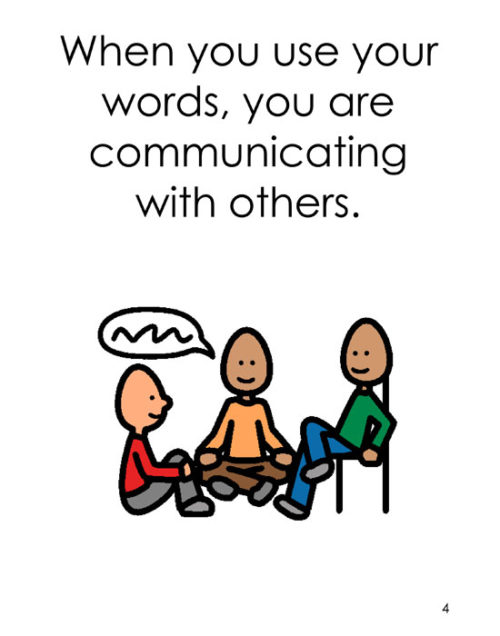 I Can Use My Words At School